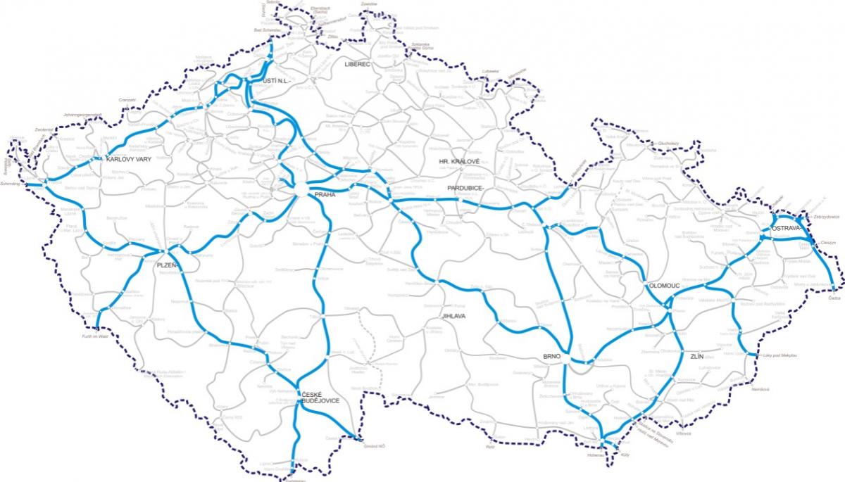 Mobile network coverage of the railway corridors | Český ...
